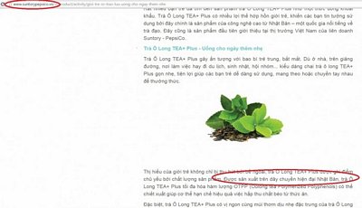 Trà ô long TEA+ Plus: Lộ 'đồ rởm' vẫn tung hô hàng 'xịn' - Vĩnh Long Online